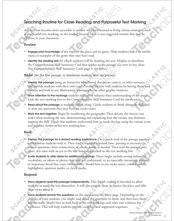 Customer Service: Close Reading Passage | Printable Lesson Plans, Ideas ...