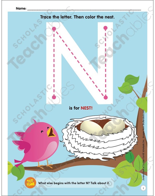 nest template letters
