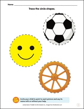 circle shape objects for nursery