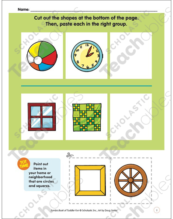 Square Shapes Objects For Kids