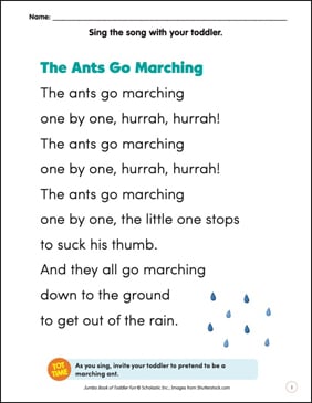 ants marching chords