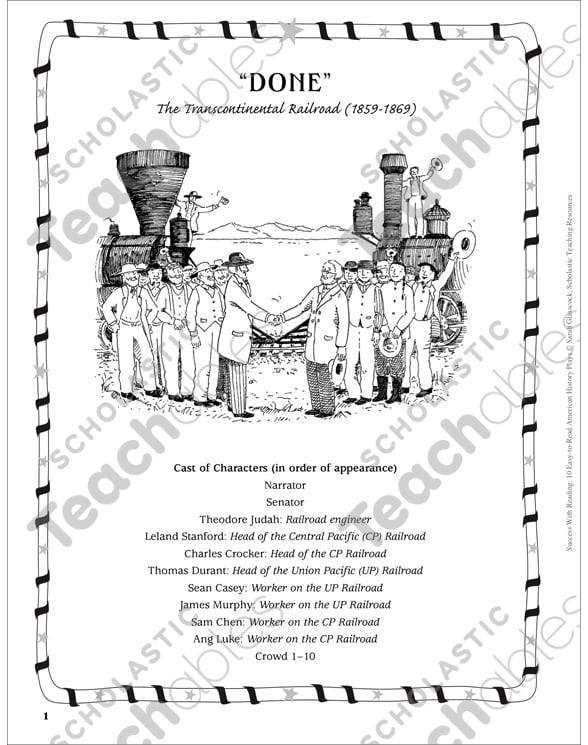 Transcontinental Railroad Map For Kids