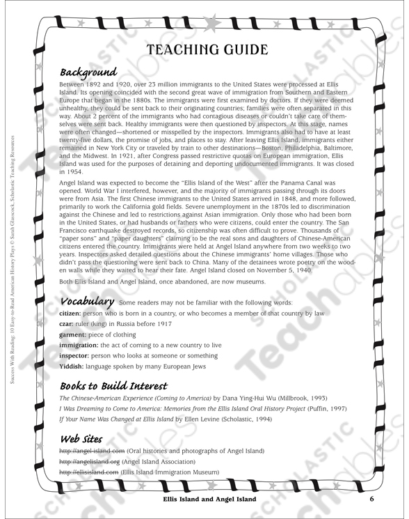 scholastic ellis island