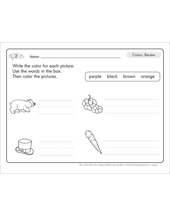 Read & Write Color Mats: Review (Orange, Purple, Black, Brown ...