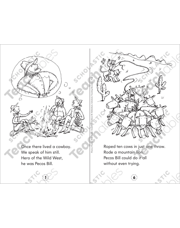 pecos bill coloring sheet