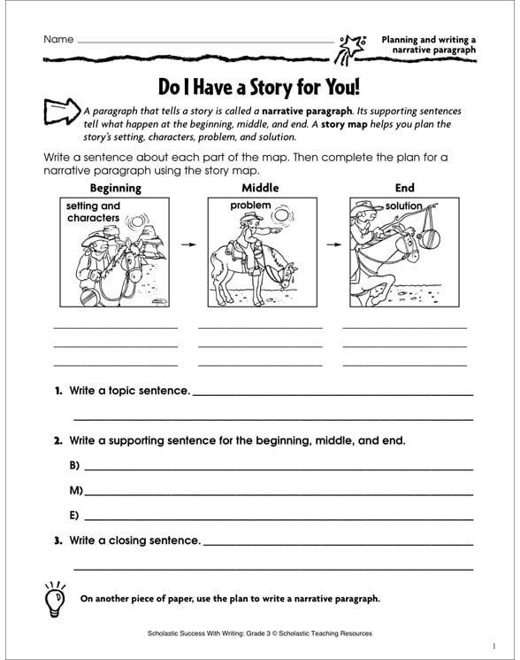 Do I Have A Story For You Planning And Writing A Narrative Paragraph do-i-have-a-story-for-you-planning-and-writing-a-narrative-paragraph