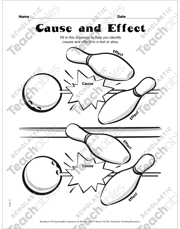 cause and effect coloring pages