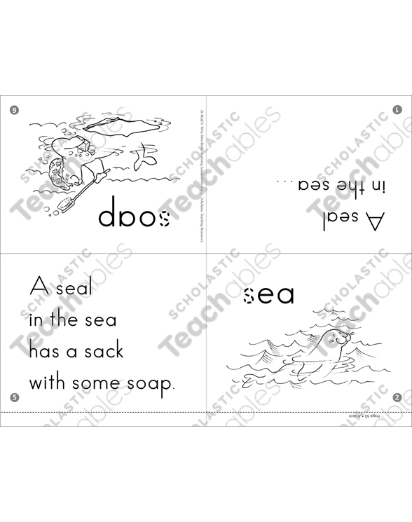 A Seal: Beginning Sounds | Printable Mini-Books