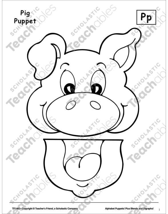 Letter P Pig Craft Template Free Printable Free - Infoupdate.org