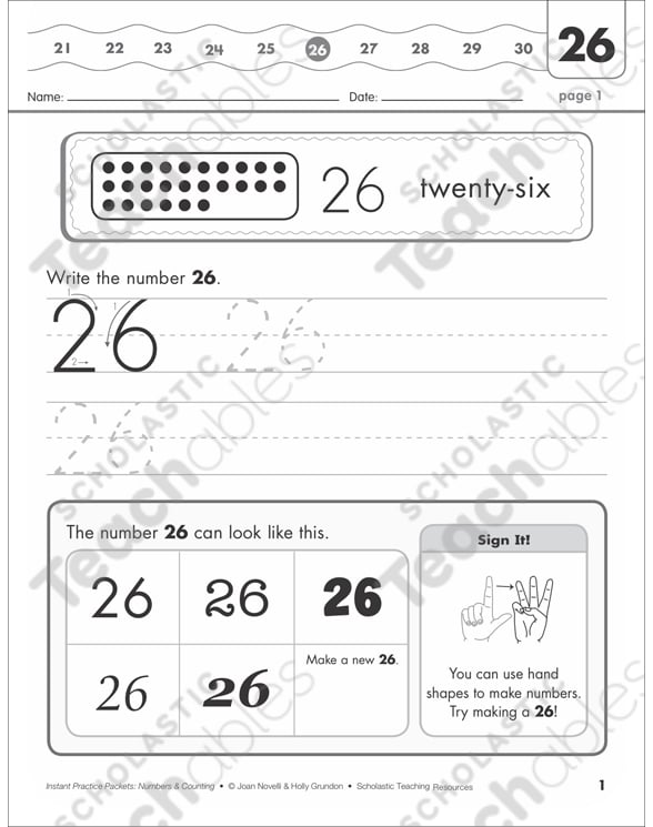 Counting Numbers