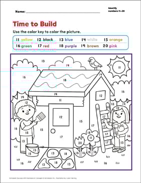 number 11 20 coloring pages