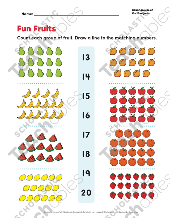 Counting Objects 1 20