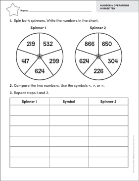 basic math symbols worksheet
