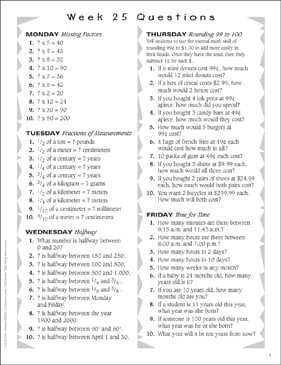 math questions ideas