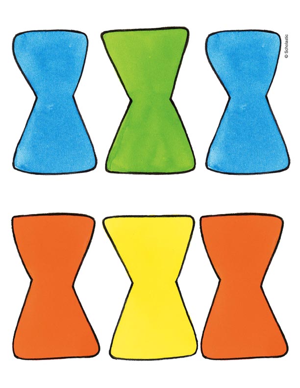 Kite Bow Pattern Printable Pin Page