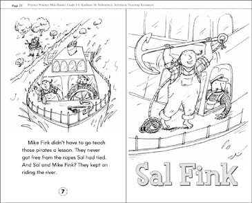 coloring pages of mike fink