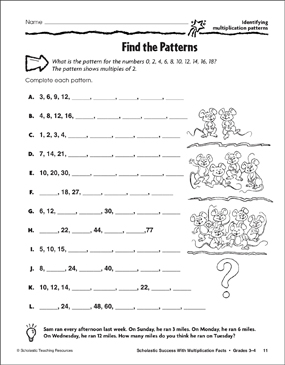 Multiplication Patterns