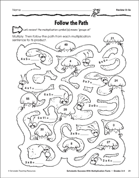 Follow The Path Worksheets