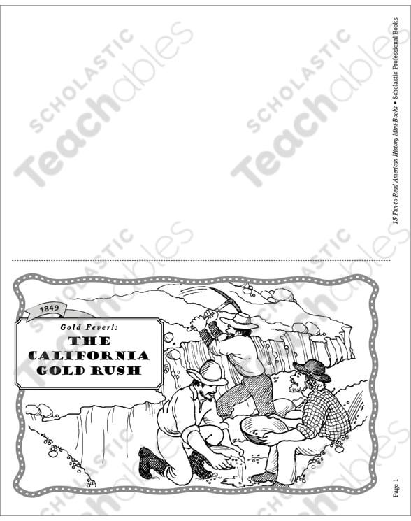 gold rush coloring pages printable