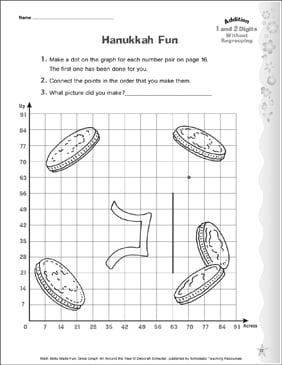 Hanukkah Math Worksheet Hanukkah Writing And Math Differentiated