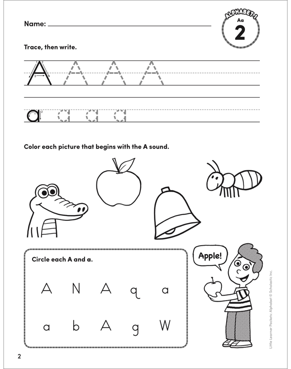 Alphabet Packet: A, B, C | Printable Skills Sheets