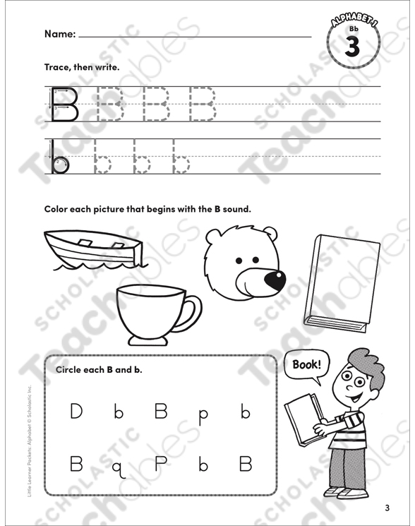 Alphabet Packet: A, B, C | Printable Skills Sheets