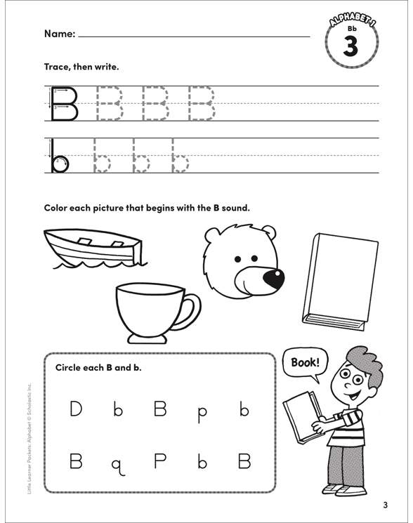Alphabet Packet: A, B, C | Printable Skills Sheets