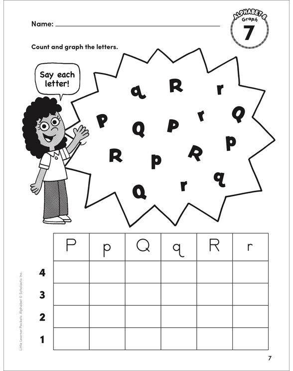Alphabet Packet: P, Q, R | Printable Skills Sheets