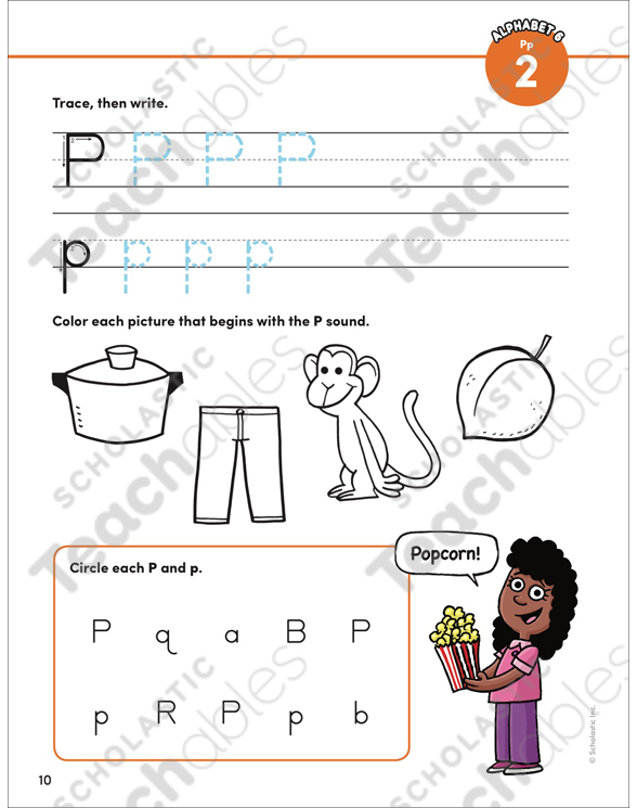 Alphabet Packet: P, Q, R | Printable Skills Sheets