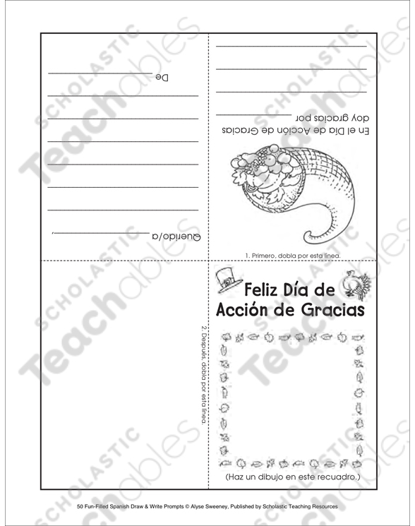 Hojas De Trabajo Para Imprimir Para El Día De Acción De Gracias 14