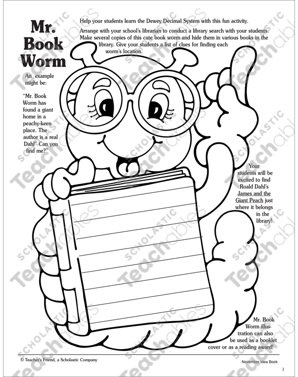 Dewey Decimal Coloring Pages [2025]