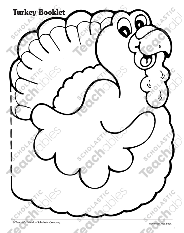turkey body coloring pages