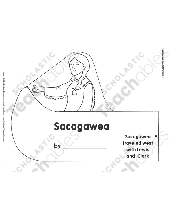 coloring pages of sacagawea