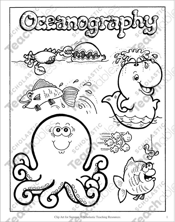 Oceanography Clipart School