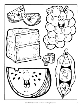 printable nutrition coloring pages