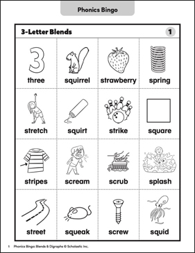 Three Letter Blends Worksheets
