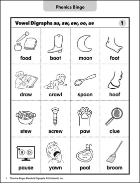Vowel Digraphs Worksheets 3rd Grade