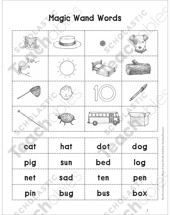 magic wand worksheet