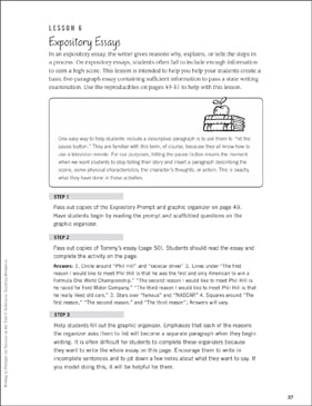 Expository Writing Worksheet