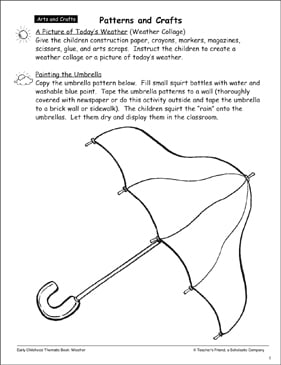 Rain Worksheet Rain Worksheets And Printables | Scholastic