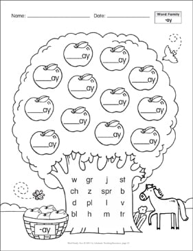 ch words coloring pages