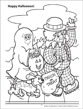 scholastic coloring pages free