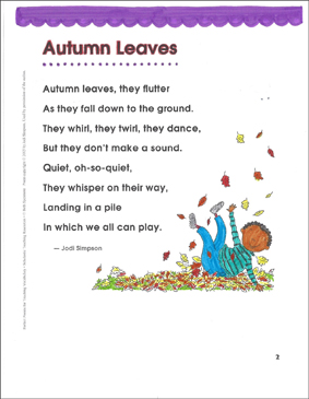 Scholastic Book Fall Leaves