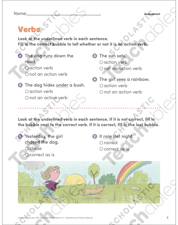 action verbs ks1