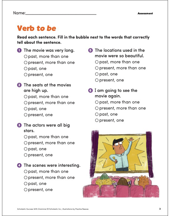 Helping and Linking Verbs Grade 4 Collection | Printable Leveled ...