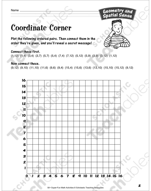 coordinate grid coloring pages