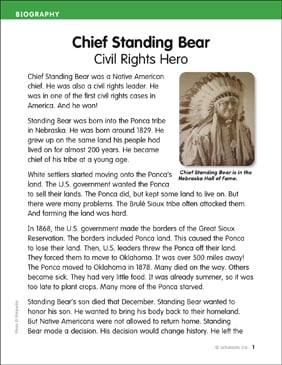 Biography Worksheets