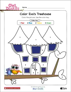treehouse tv coloring pages
