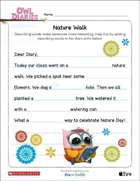 eva owl diaries coloring pages