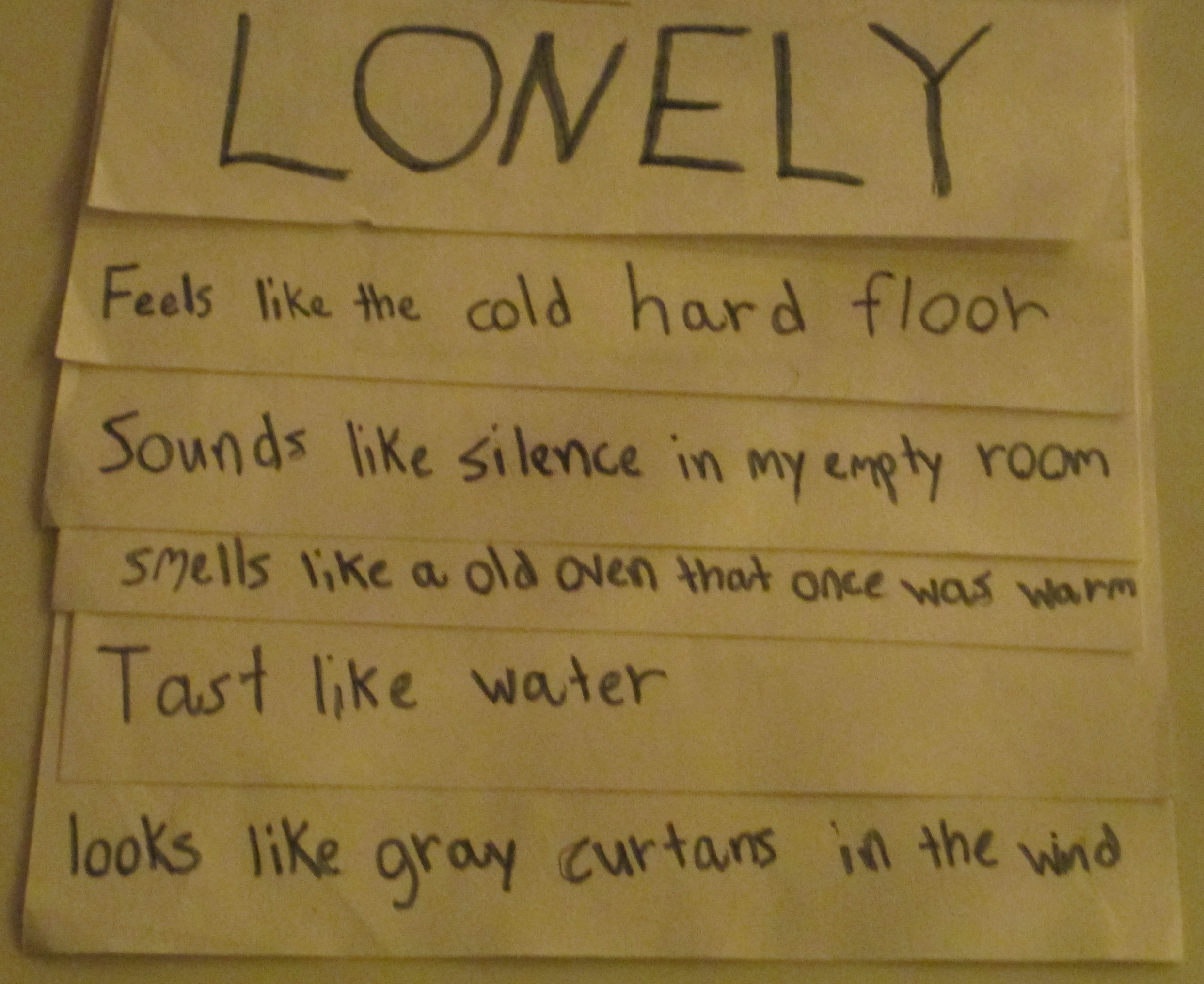 Using All 5 Senses to Write About Feelings